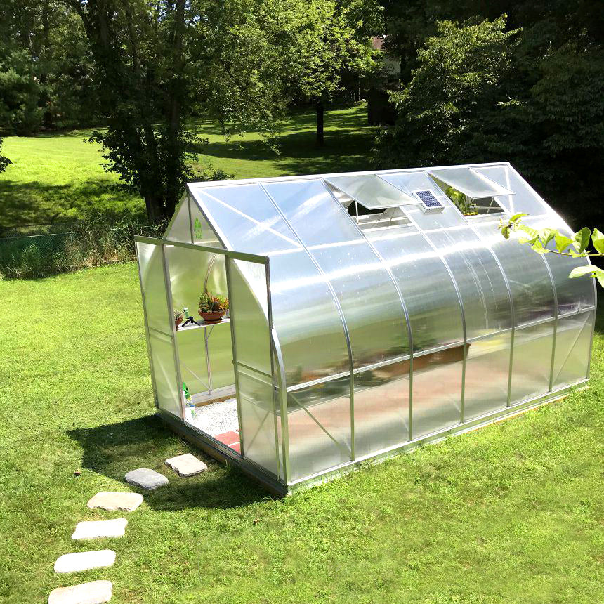 Passion greenhouse kit Series: 9 feet width and 4mm polycarbonate ...