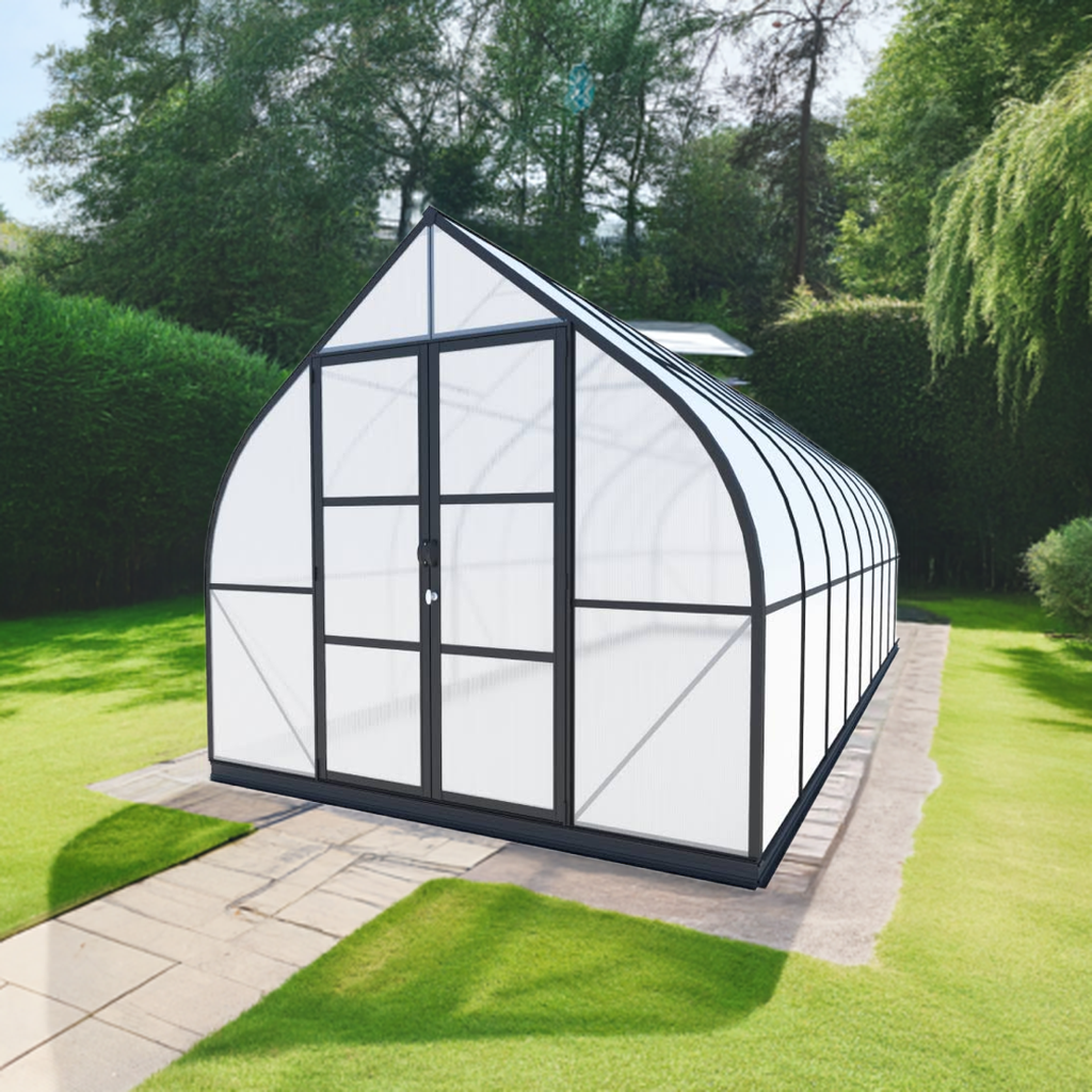 Titan Black 10x21 Greenhouse by ClimaPod – Reinforced Black Aluminum ...