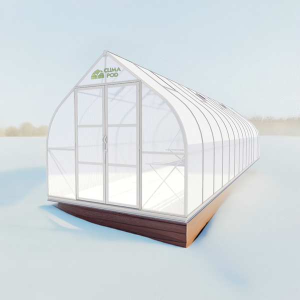 Virtue 9x35 Greenhouse by ClimaPod – Heavy-Duty Aluminum Frame, Twin ...
