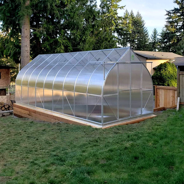 Passion greenhouse kit Series: 9 feet width and 4mm polycarbonate ...