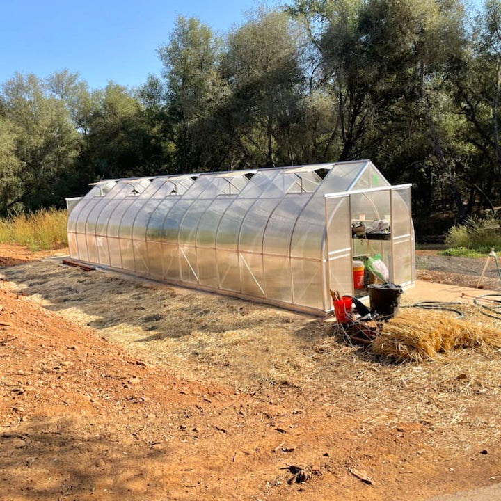 Passion greenhouse kit Series: 9 feet width and 4mm polycarbonate ...