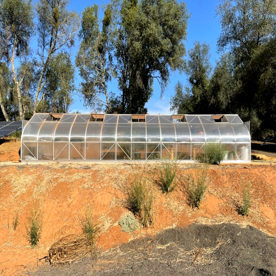 Passion greenhouse kit Series: 9 feet width and 4mm polycarbonate ...